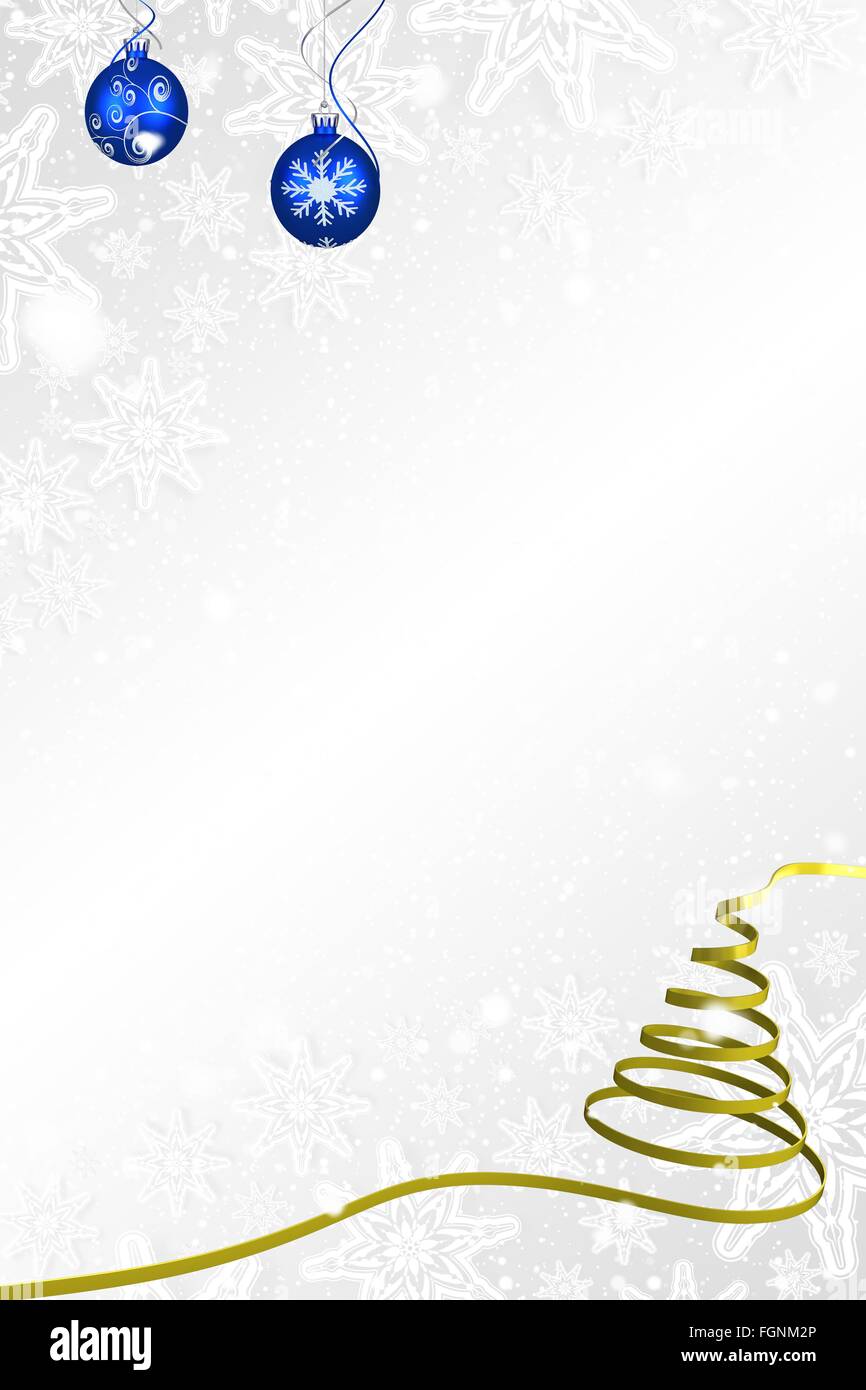 Christmas themed frame with decoration Stock Photo - Alamy