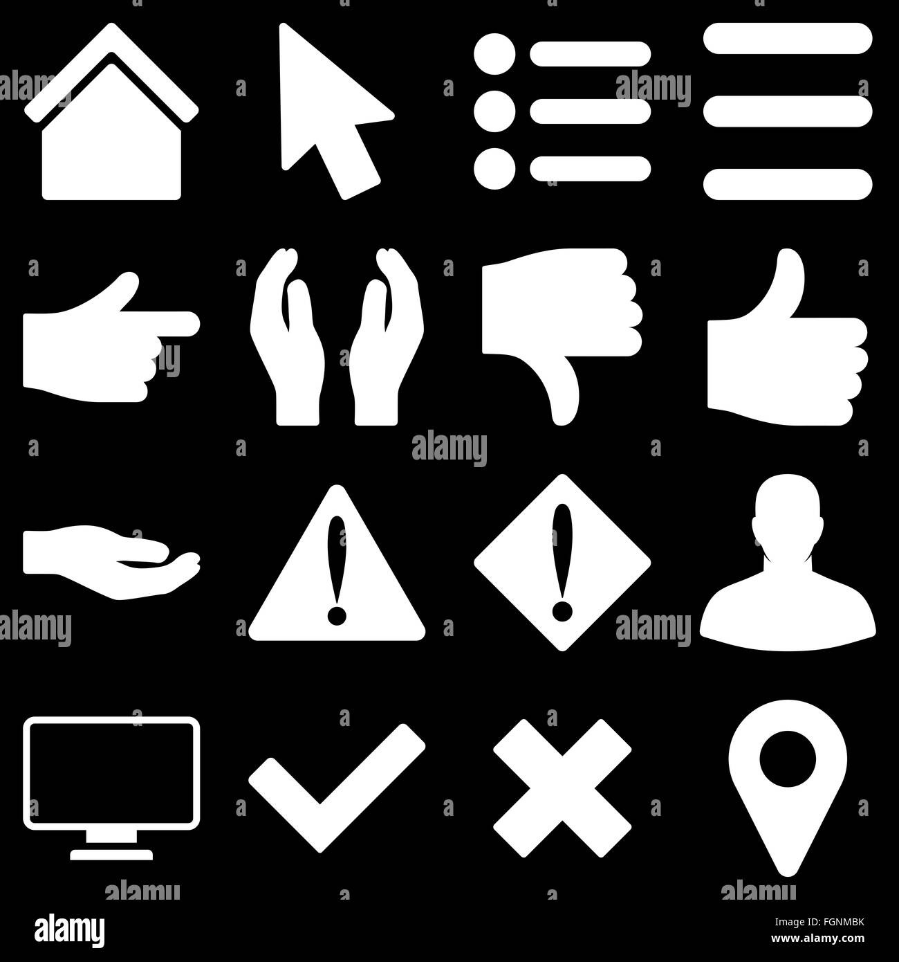 Ok hand gesture check Black and White Stock Photos & Images - Alamy