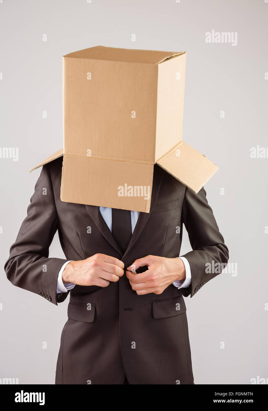 Stylish man businessman buttoning hi-res stock photography and images ...