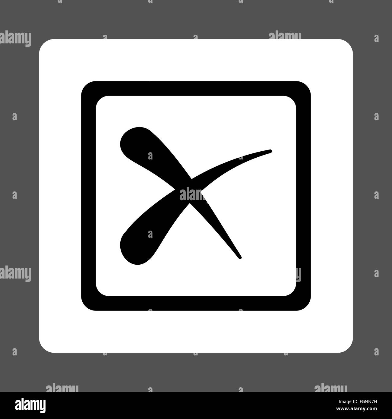 Reject icon Black and White Stock Photos & Images - Alamy