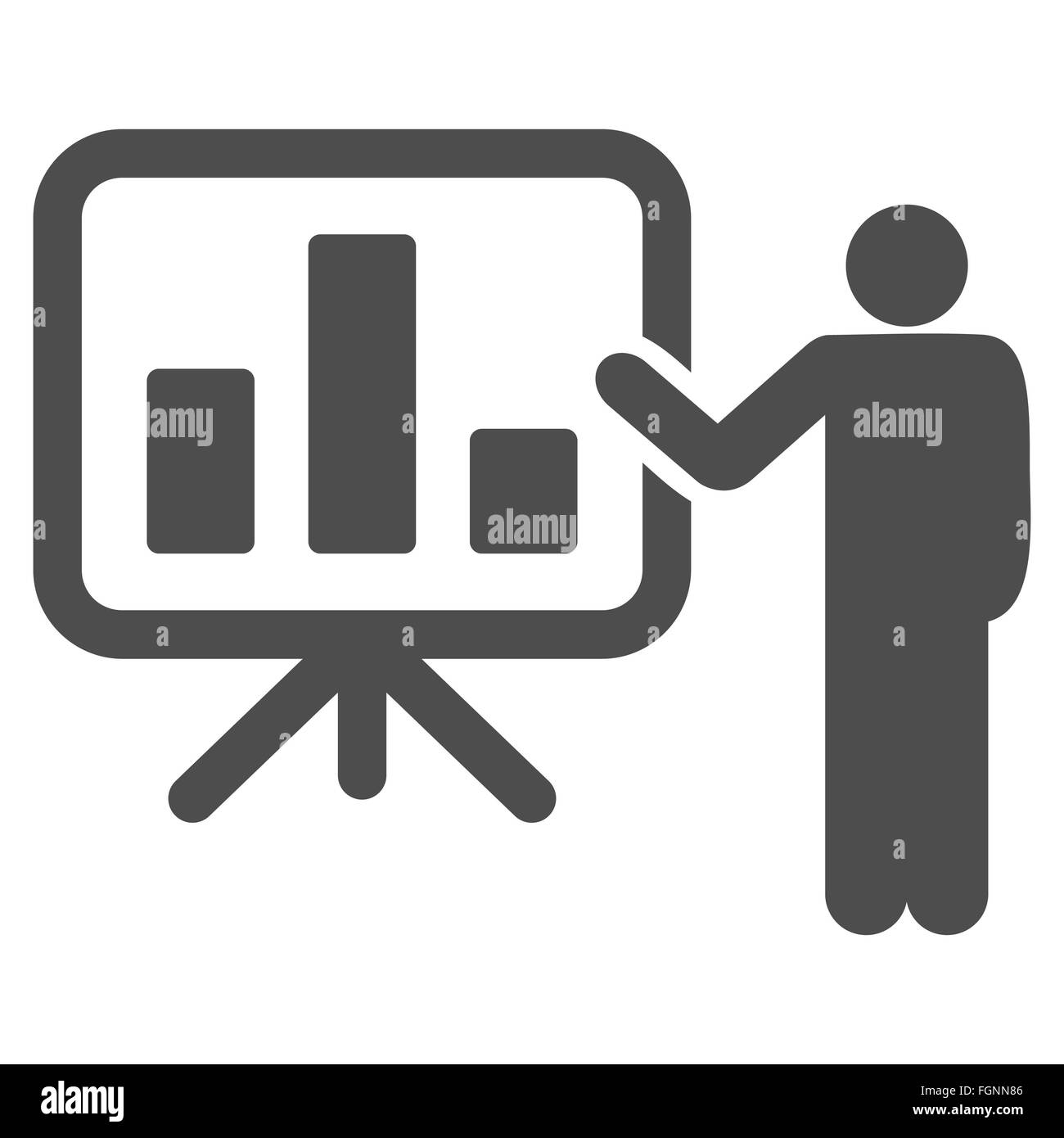 Business graphs screen Black and White Stock Photos & Images - Alamy