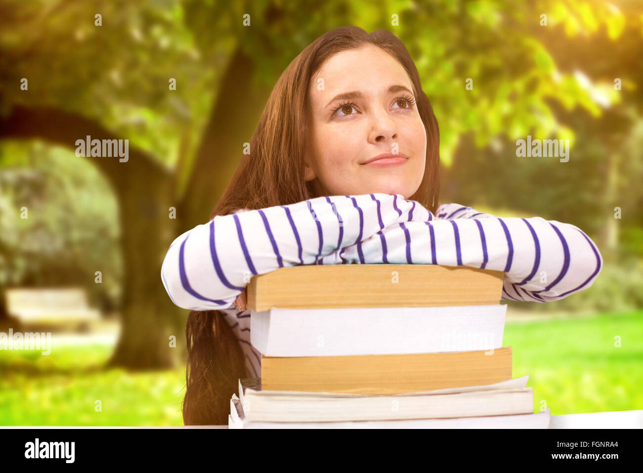 Composite image of students studying Stock Photo - Alamy