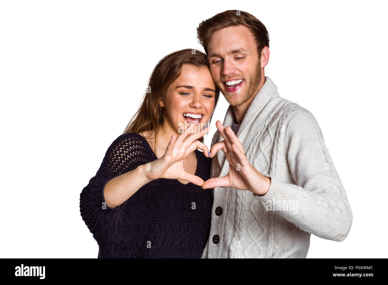 Love romantic young couple forming hi-res stock photography and images ...