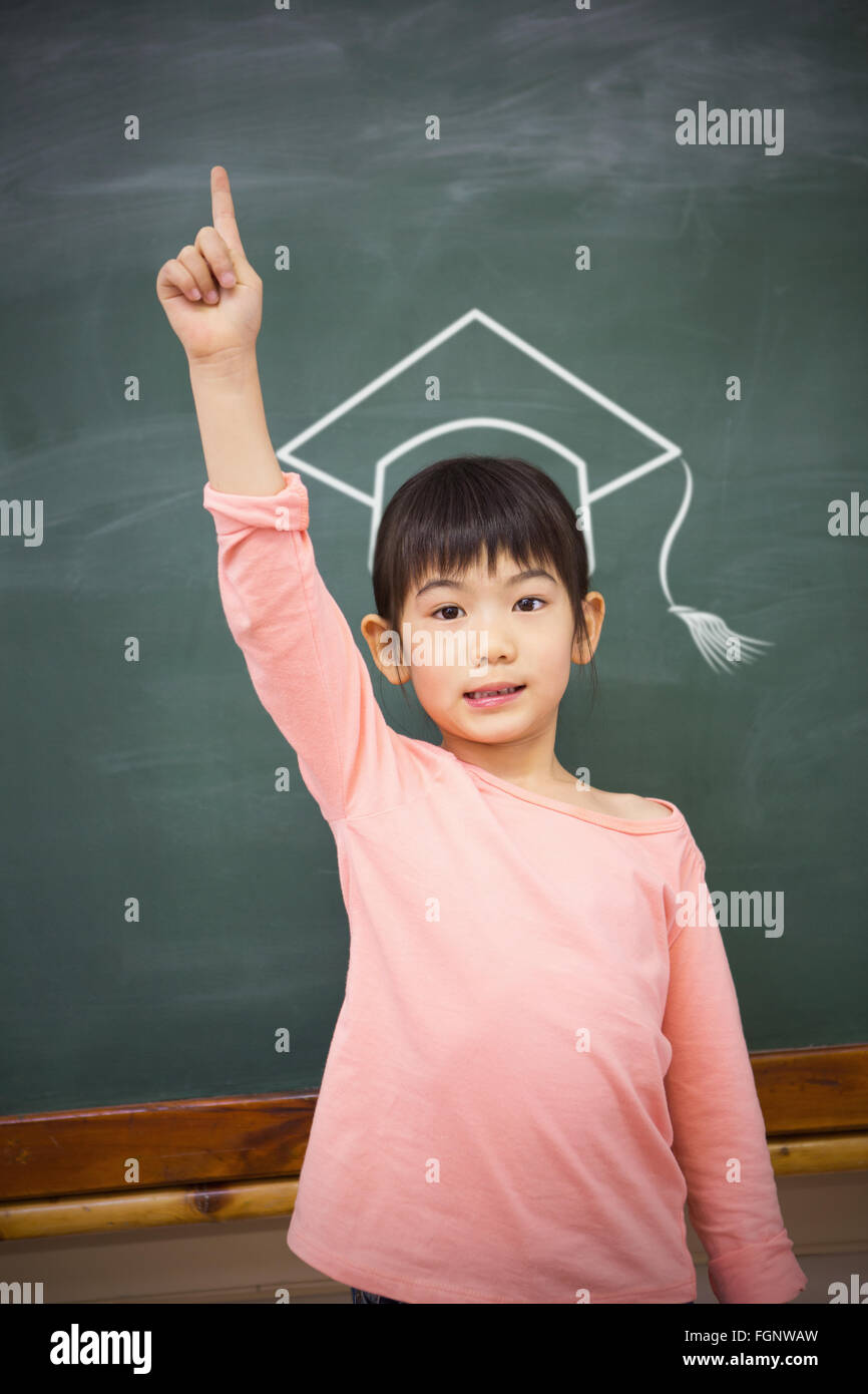Composite image of graduation hat vector Stock Photo - Alamy