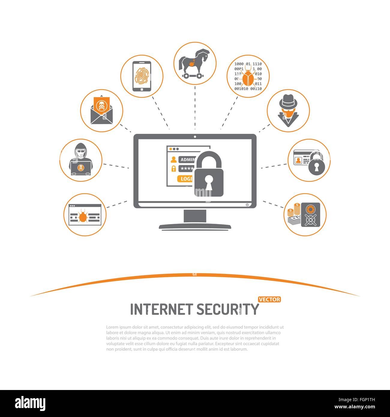 Internet safety poster Cut Out Stock Images & Pictures - Alamy