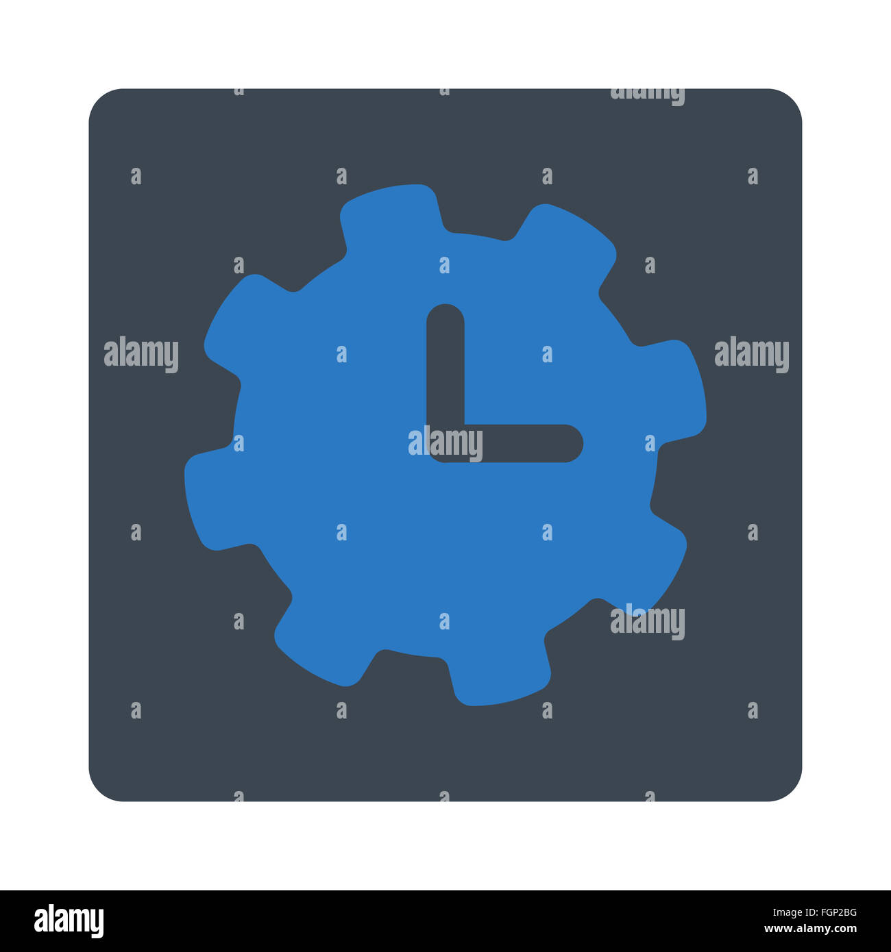Time Settings icon Stock Photo - Alamy