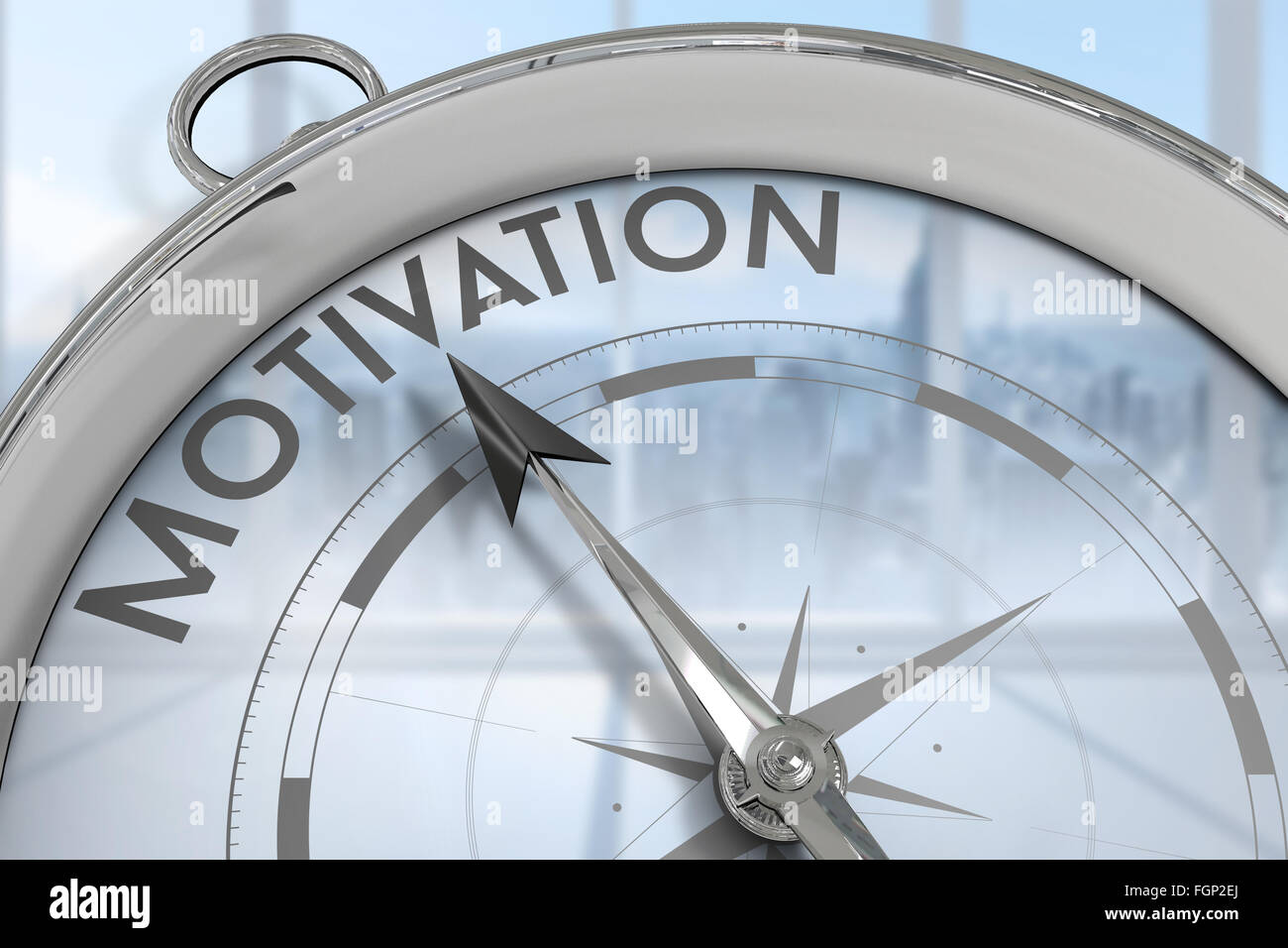 Compass pointing motivation hi-res stock photography and images - Alamy
