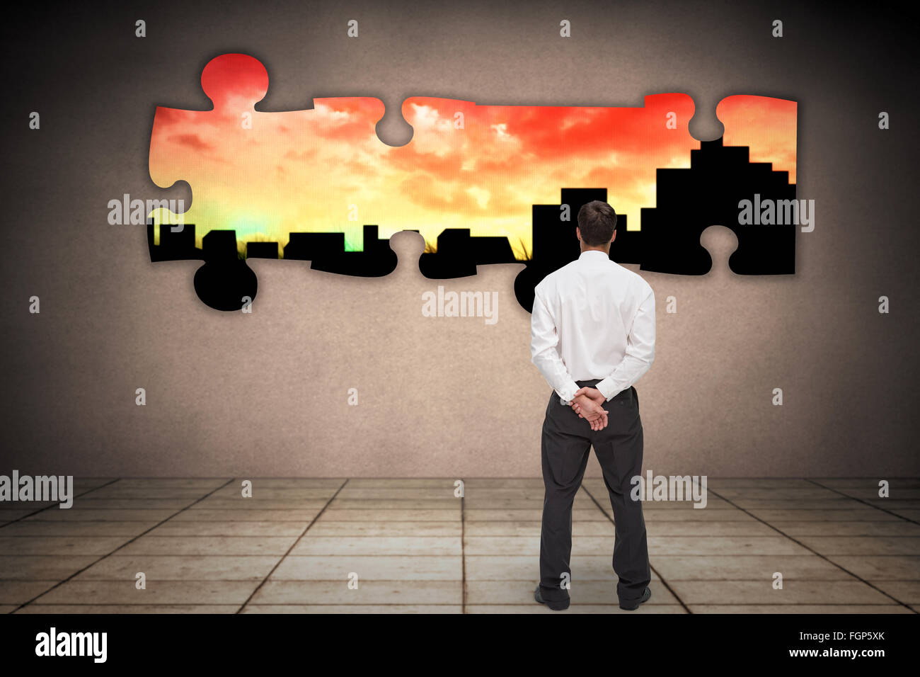 Man behind computer silhouette hi-res stock photography and images - Alamy