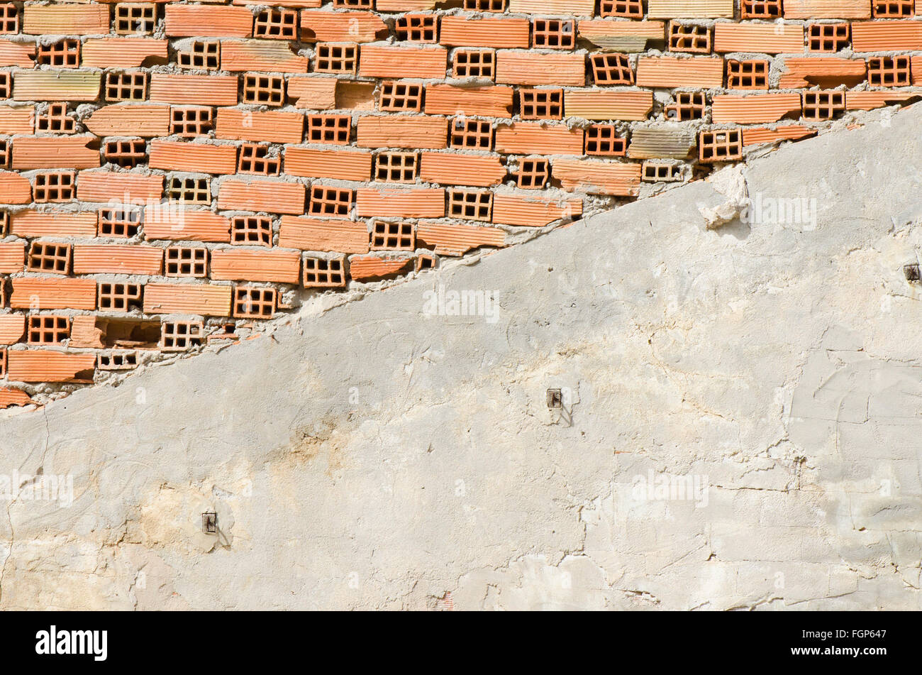 Rendered brick wall hi-res stock photography and images - Alamy