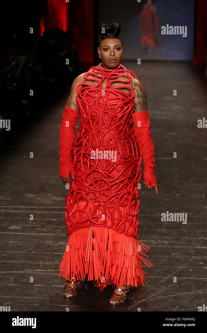 Ta'Rhonda Jones wears Conrad Booker at Go Red for Women Red Dress ...