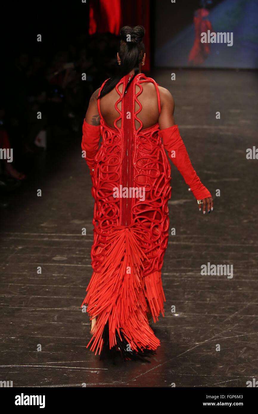 Ta'Rhonda Jones wears Conrad Booker at Go Red for Women Red Dress ...