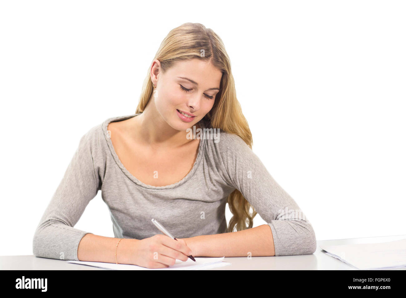 Digital composite student girl hi-res stock photography and images - Alamy