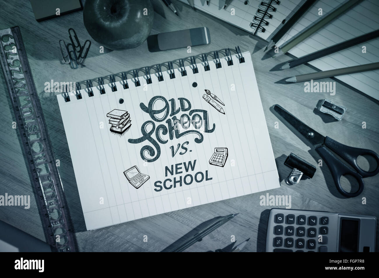 School text book doodles hi-res stock photography and images - Alamy