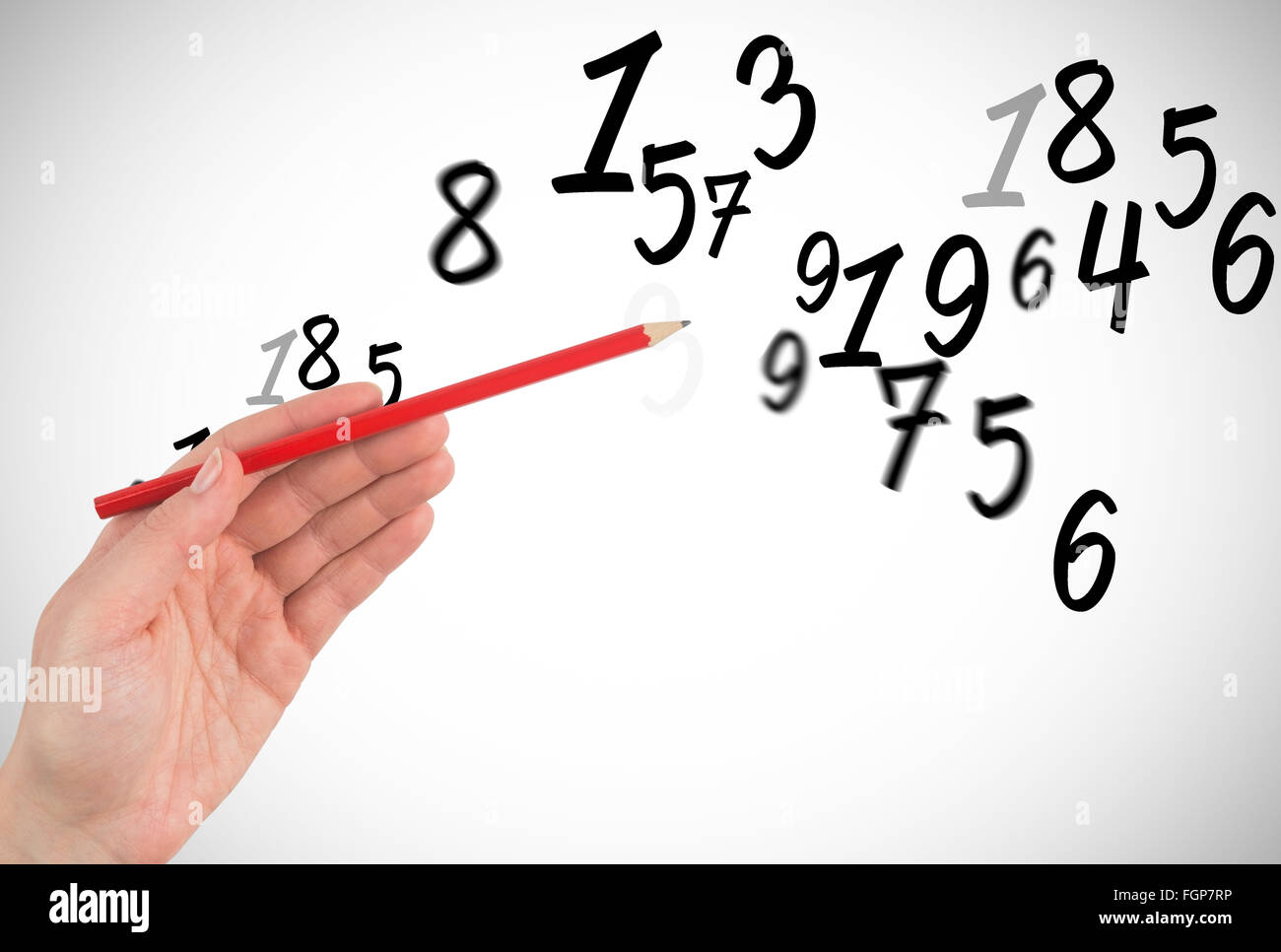 Hand writing numbers with pencil hi-res stock photography and images ...