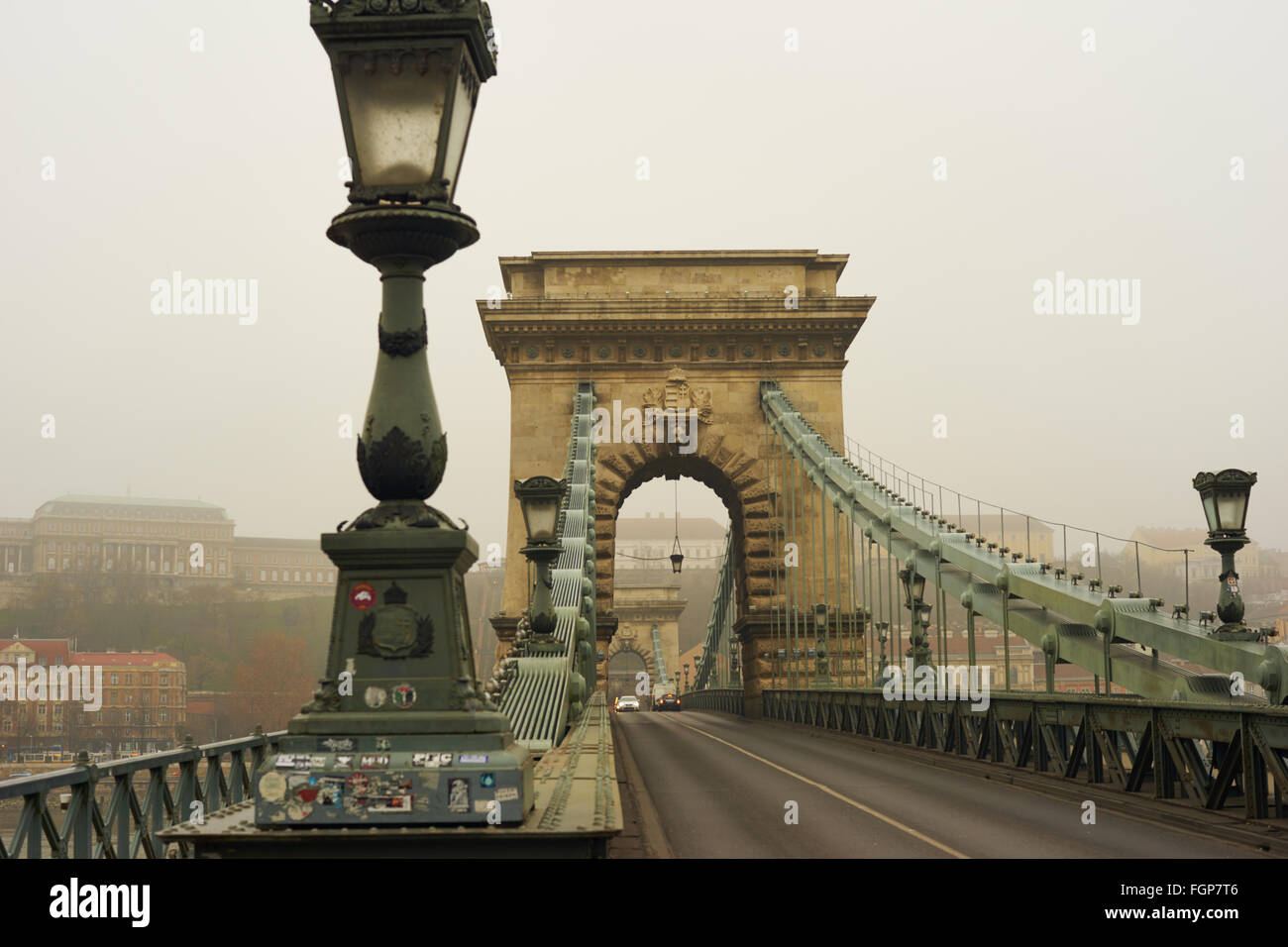 Chain Bridge in Budapest Stock Photo - Alamy