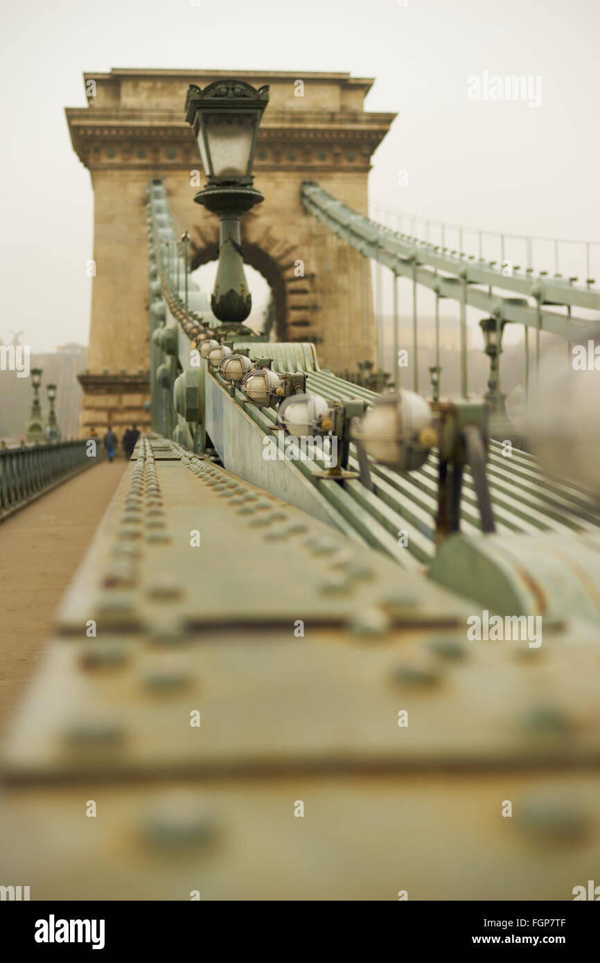 Chain Bridge in Budapest Stock Photo - Alamy