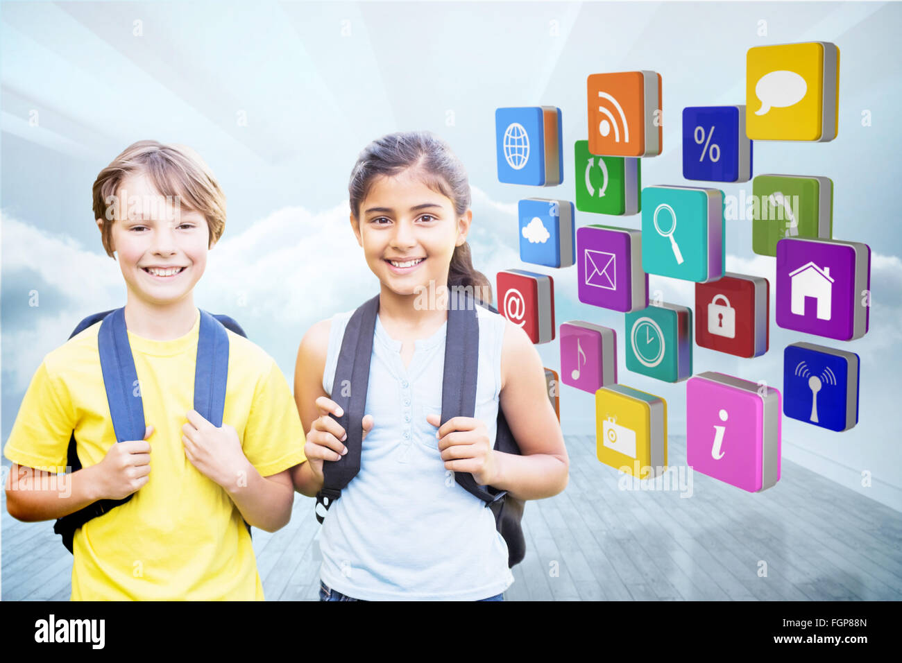 School kids digitally hi-res stock photography and images - Alamy