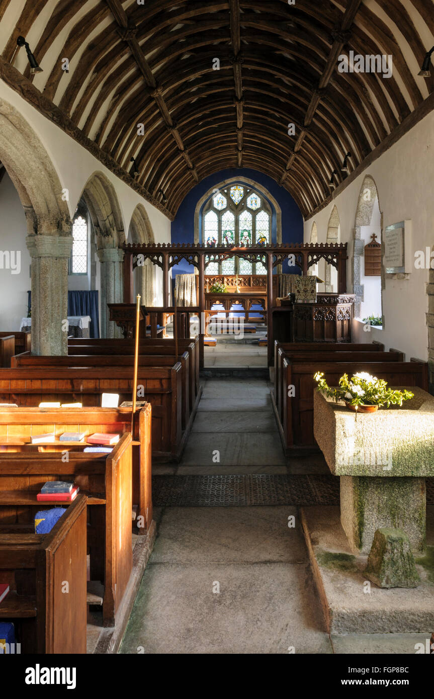 St Juliot's church near Boscastle, North Cornwall, England, UK Stock ...