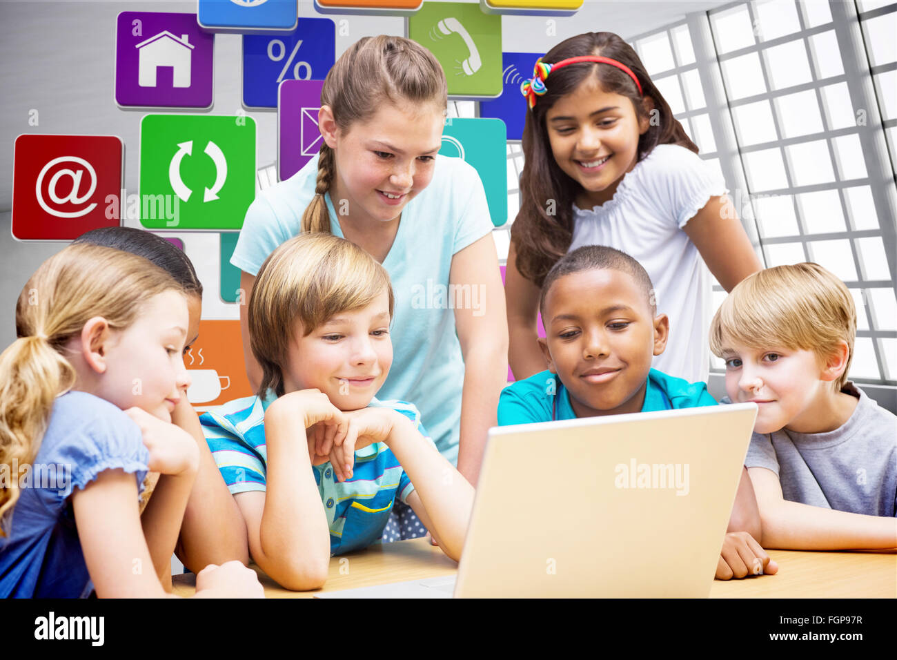 Indian girl computer school hi-res stock photography and images - Alamy