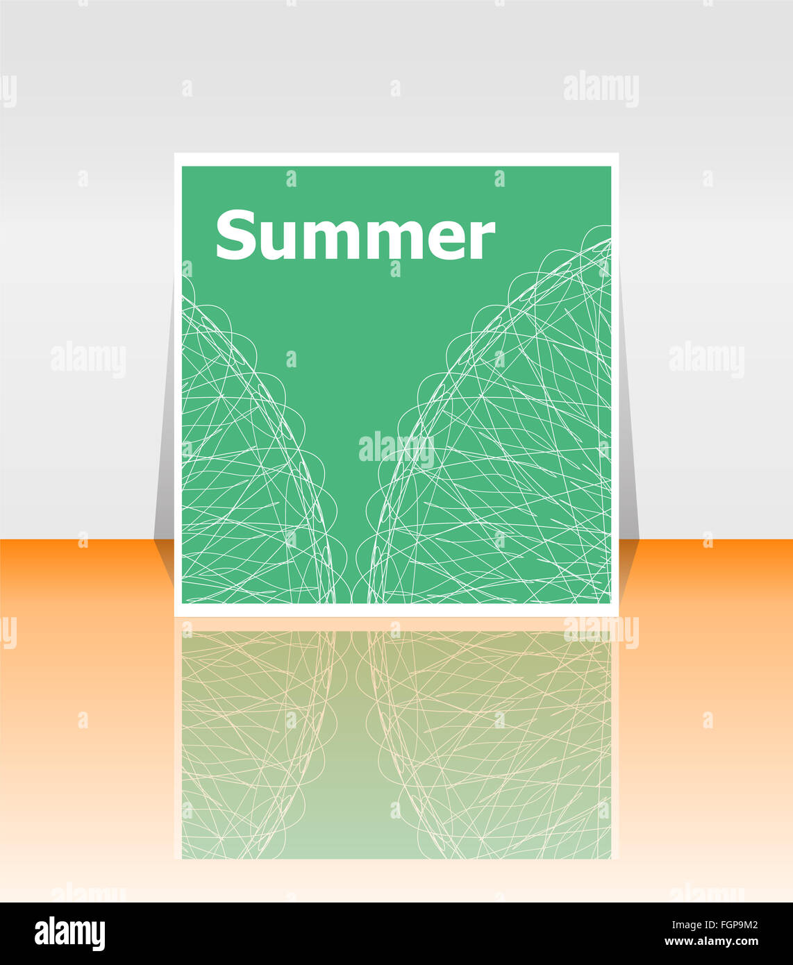 Hello summer poster. summer background. Effects poster, frame. Happy ...