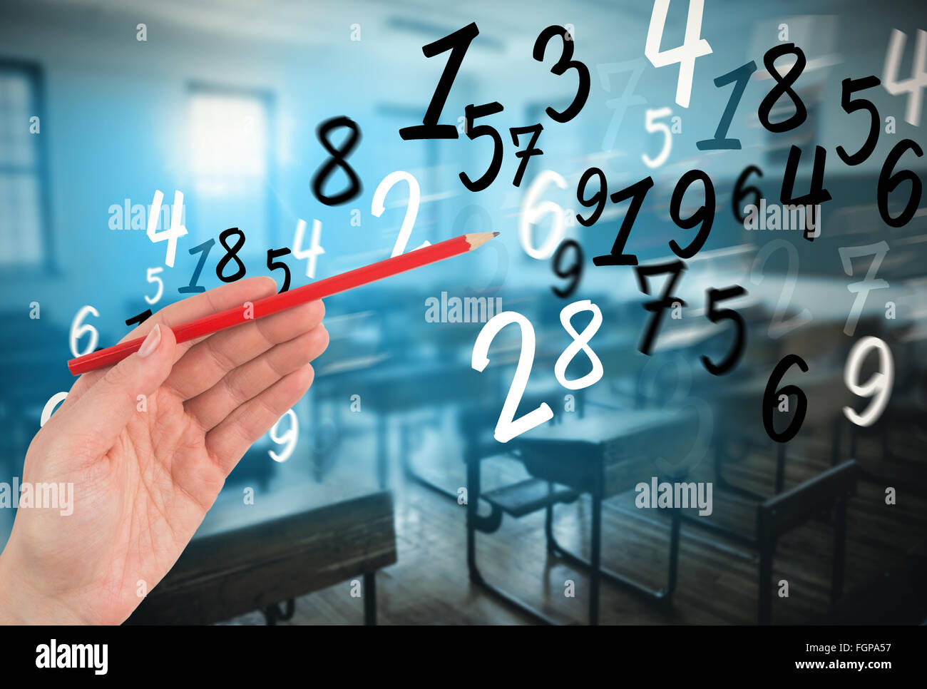 Hand writing numbers with pencil hi-res stock photography and images ...