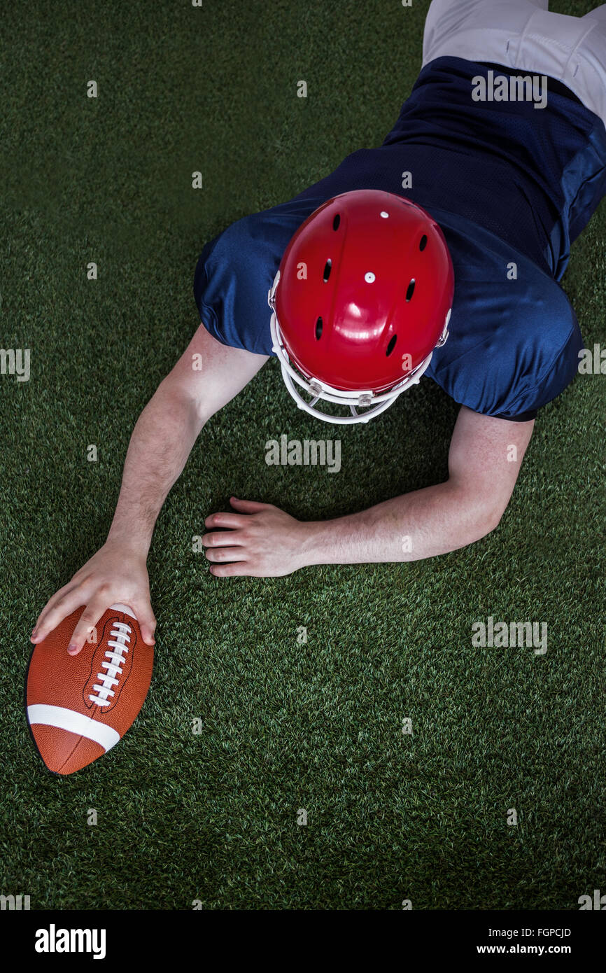 American football field overhead hi-res stock photography and images ...