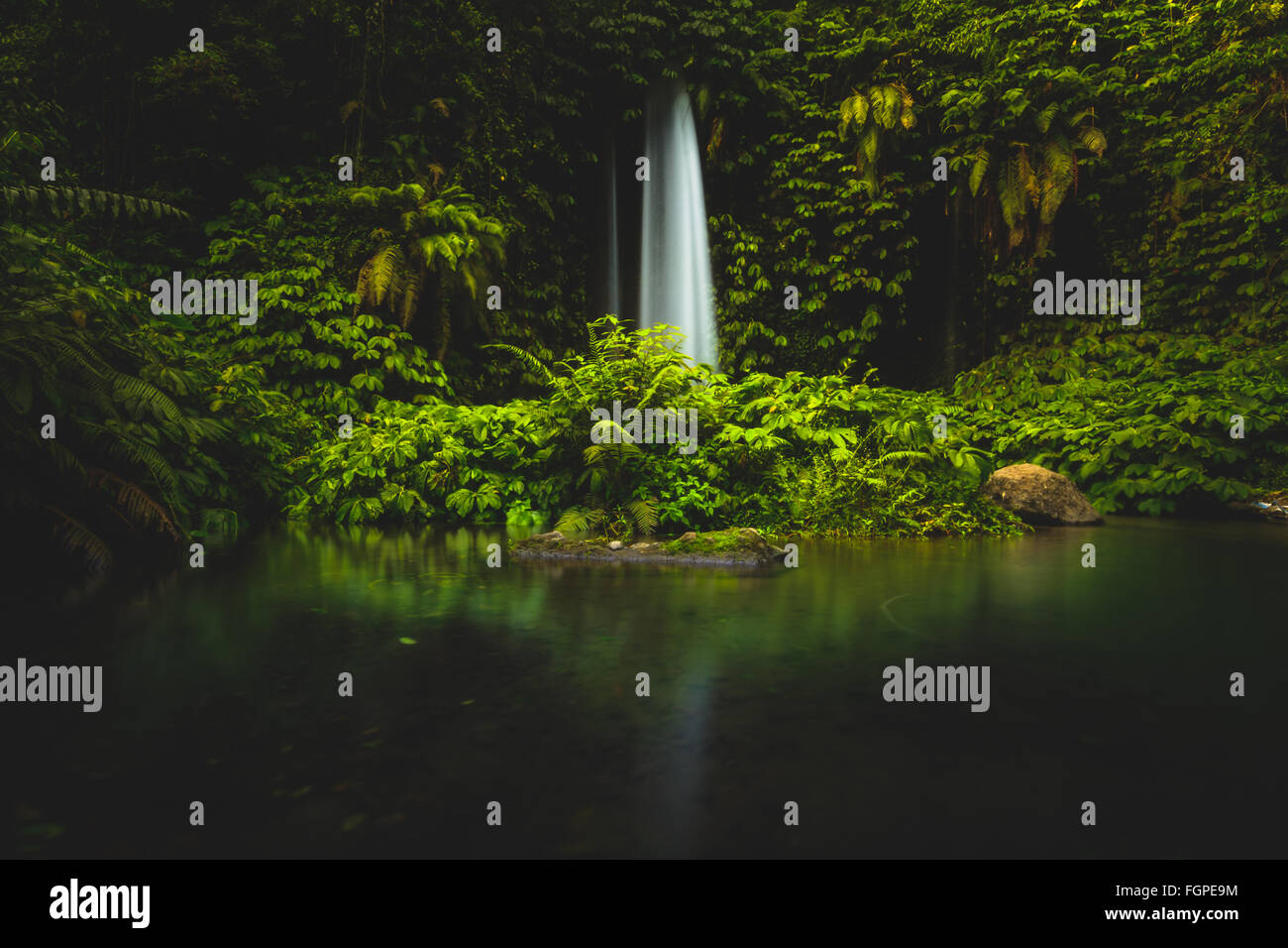 Lombok waterfall hi-res stock photography and images - Alamy