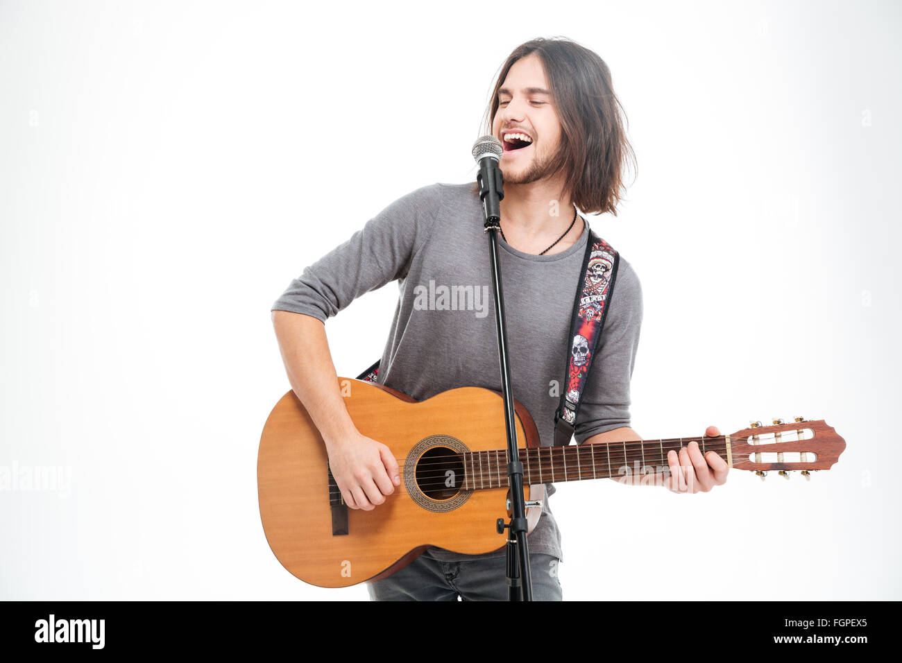 Man singing hi-res stock photography and images - Alamy