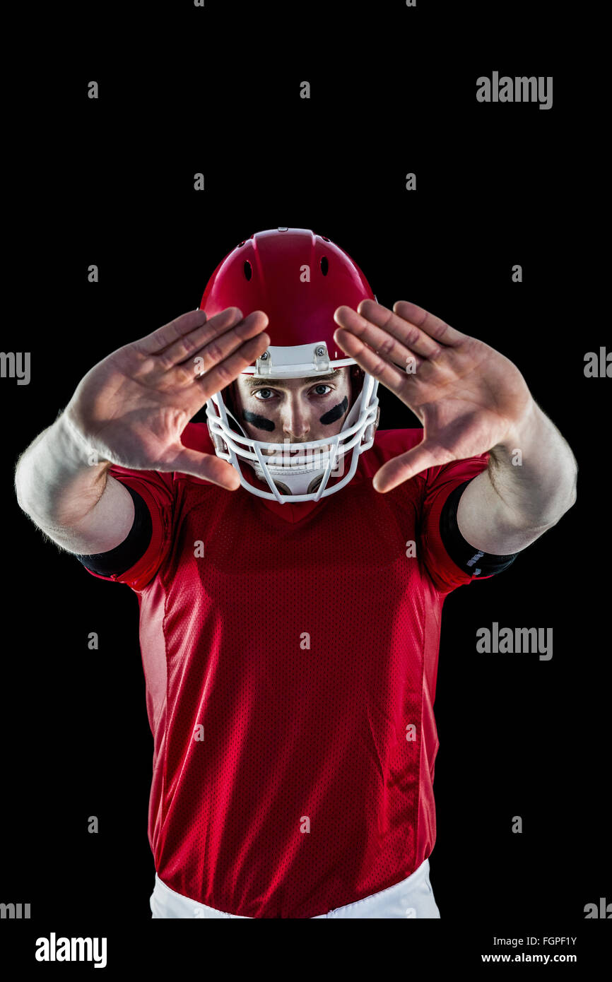 Portrait isolated man protecting hi-res stock photography and images ...