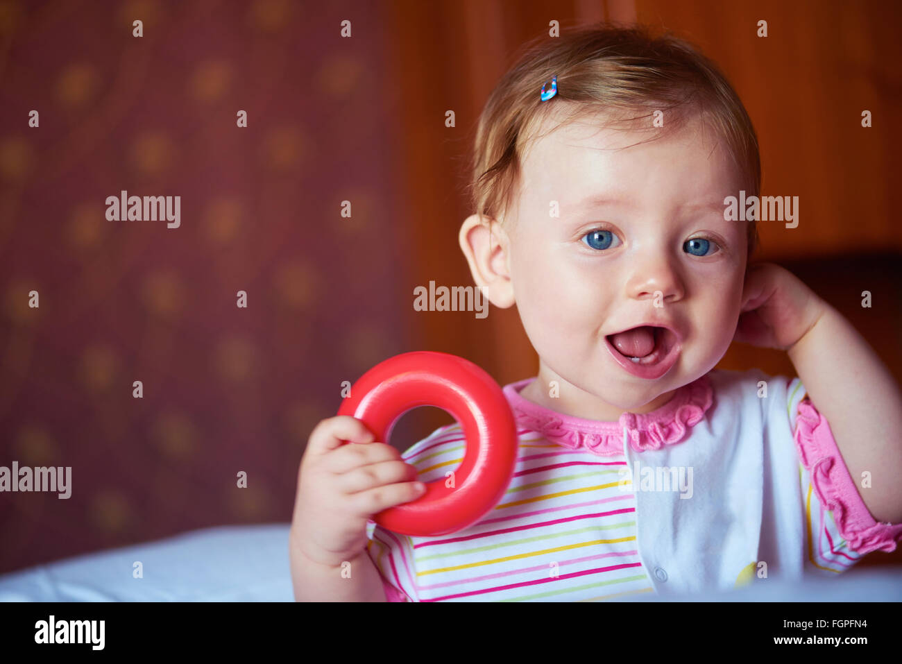 baby playing with toys at home Stock Photo - Alamy