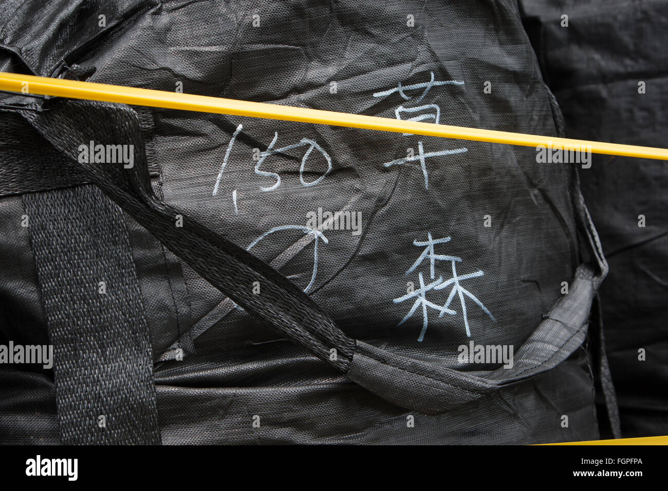Bags of radioactive waste lay in forest during radioactive ...