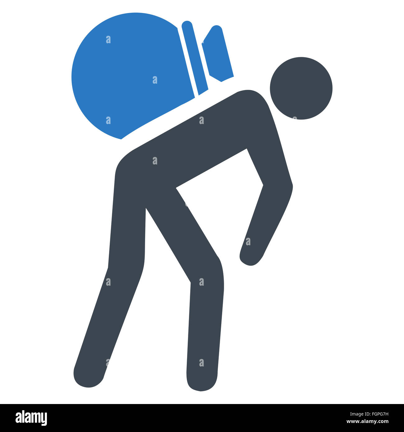 Porter icon from Business Bicolor Set Stock Photo - Alamy