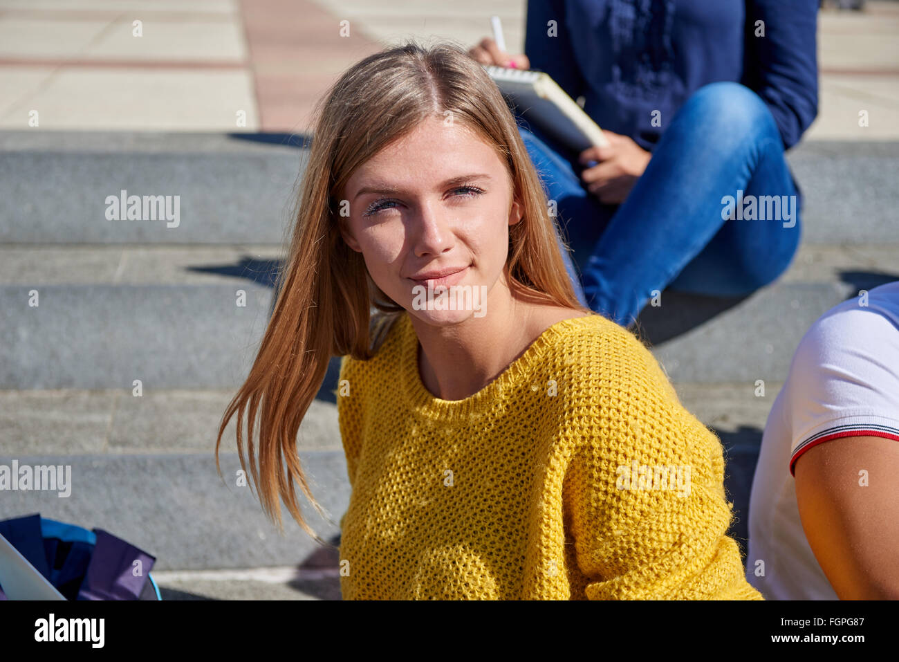 portrait of young female student Stock Photo - Alamy
