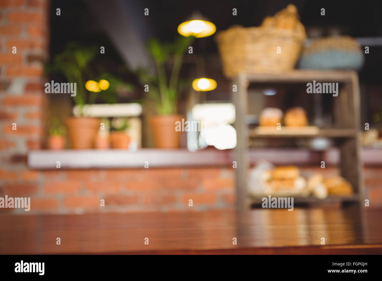 Close up view of empty counter Stock Photo - Alamy