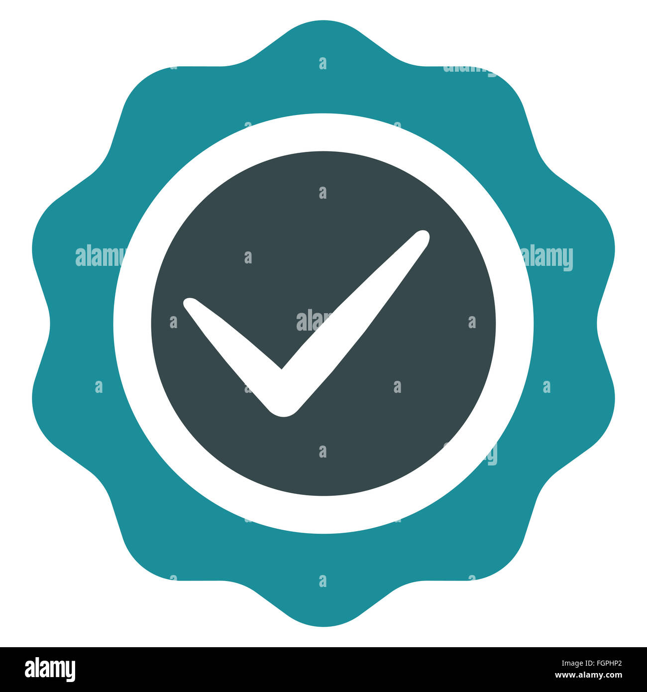 Valid icon from Competition amp; Success Bicolor Icon Set Stock Photo ...