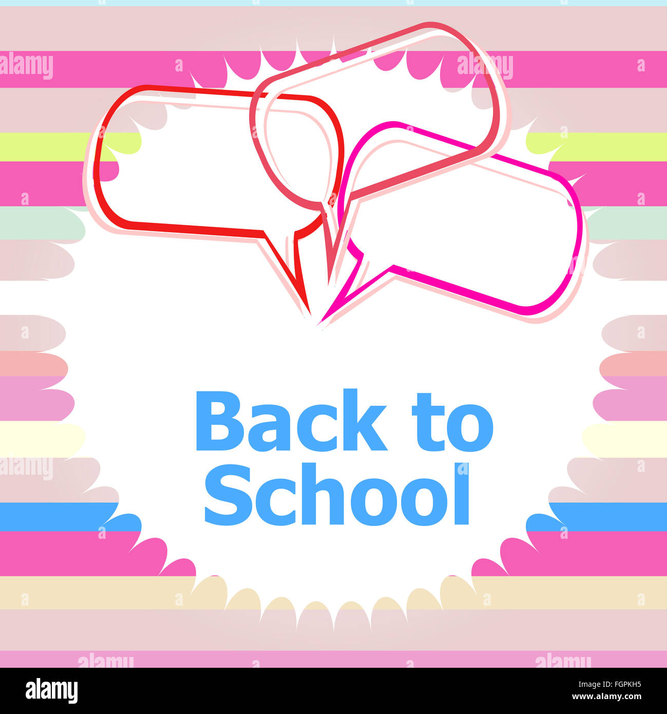 back to school. Design elements, abstract background, education concept ...