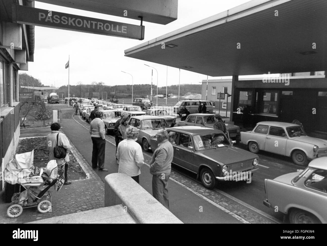 borders, Germany, Czech border, border crossing Schirnding, Bavaria ...