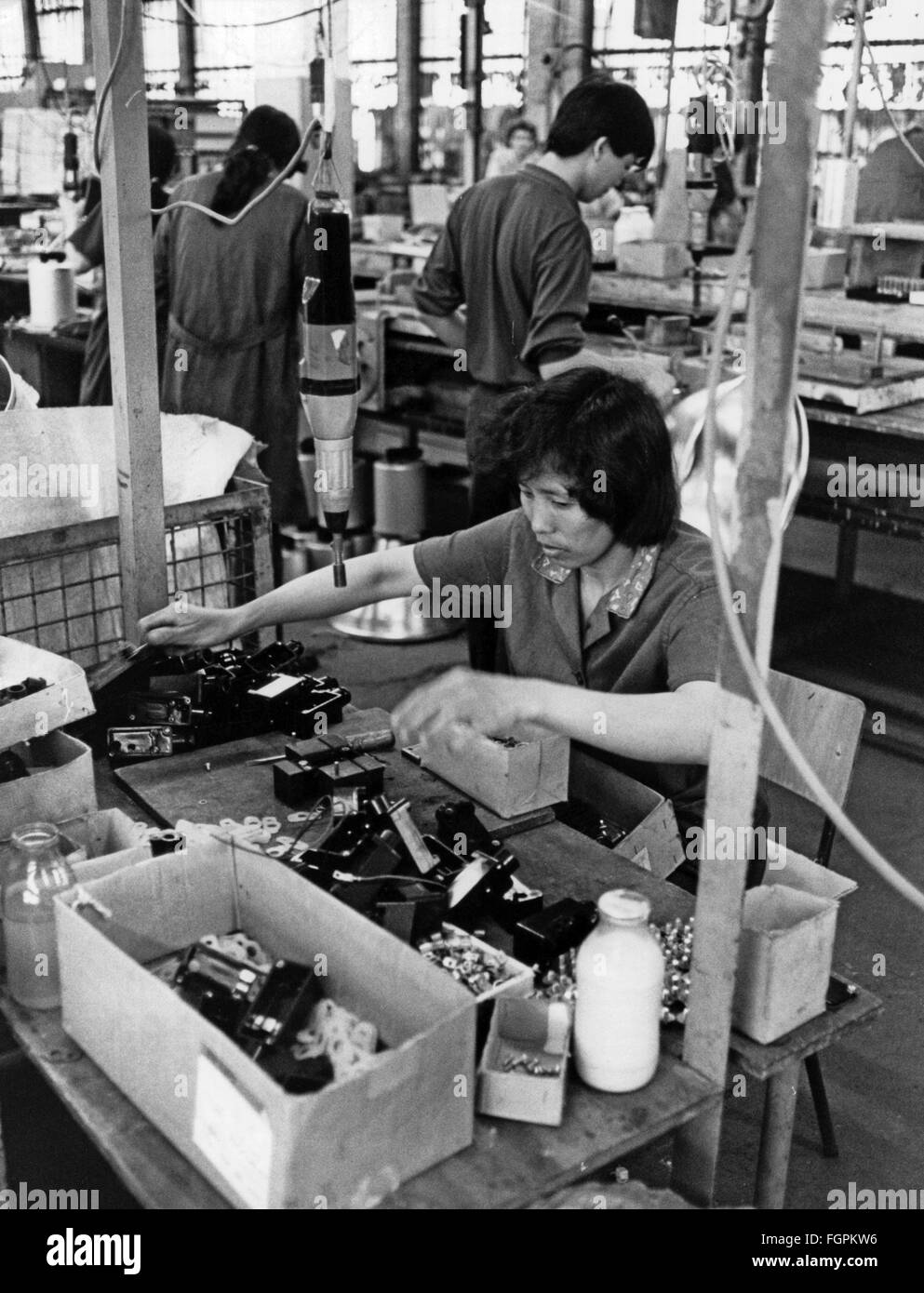 geography / travel, Germany, people, Vietnamese foreign workers at work ...