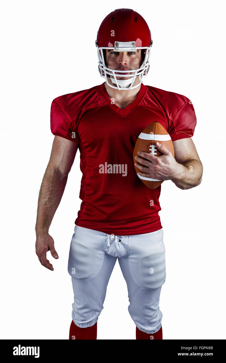Football player wearing red hi-res stock photography and images - Alamy