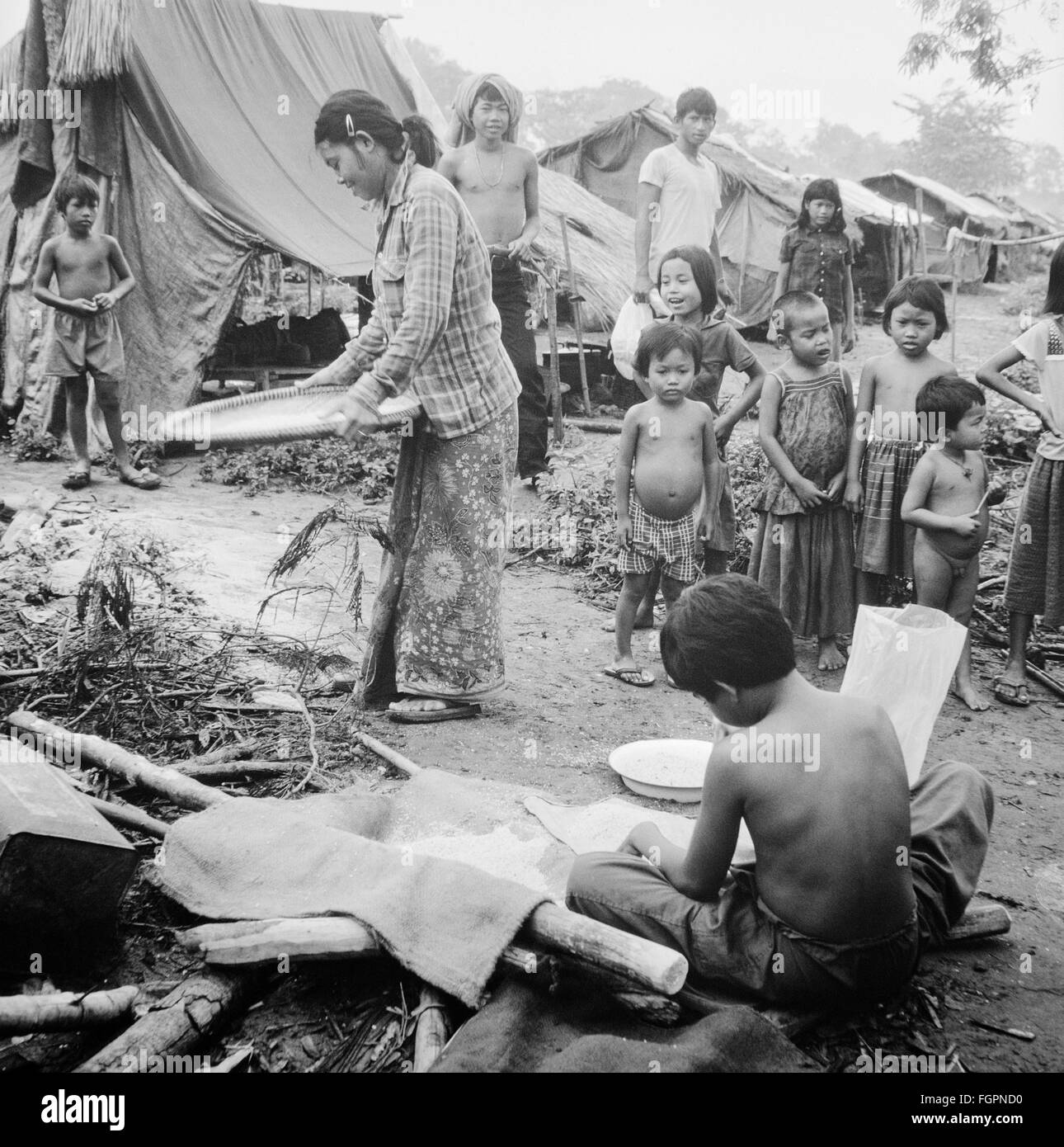 1970s refugee camp hi-res stock photography and images - Alamy