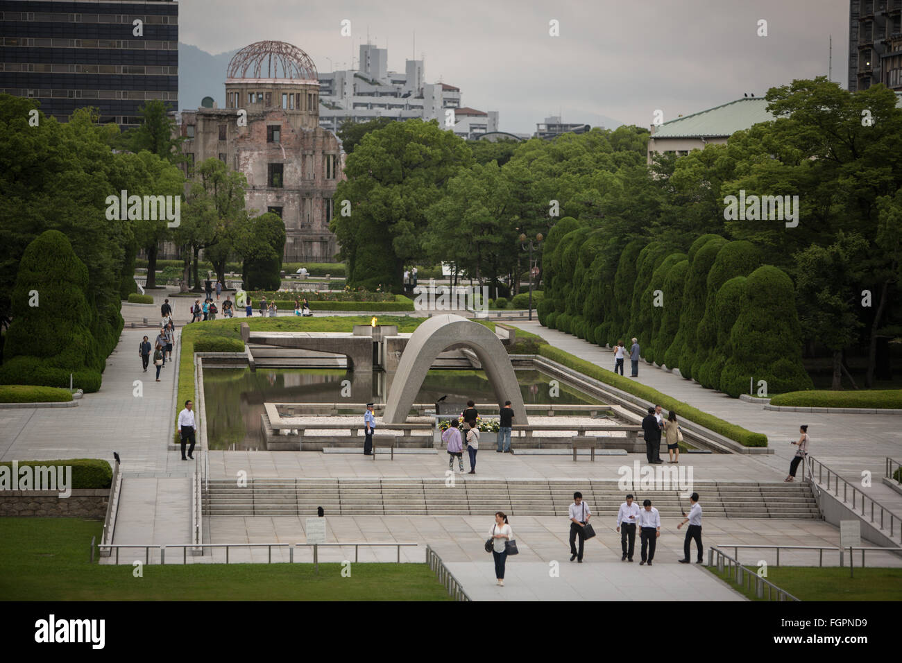 Atomic Bomb Dome and Peace Park, Hiroshima, Japan Stock Photo - Alamy