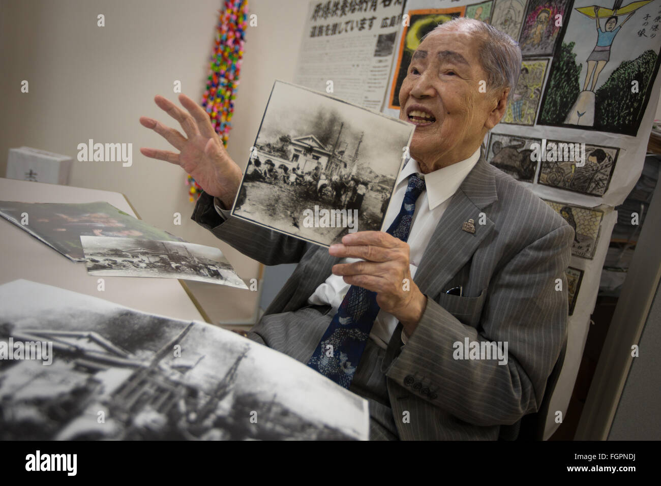 Sunao Tsuboi, atomic bomb survivor and co-Chairperson of the japan ...