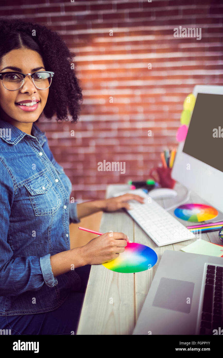 Graphic designer wearing glasses hi-res stock photography and images ...