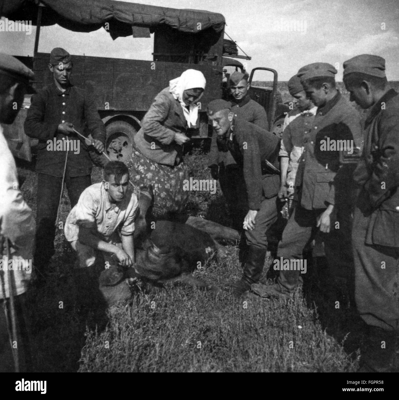events, Second World War / WWII, Soviet Union, members of a ...