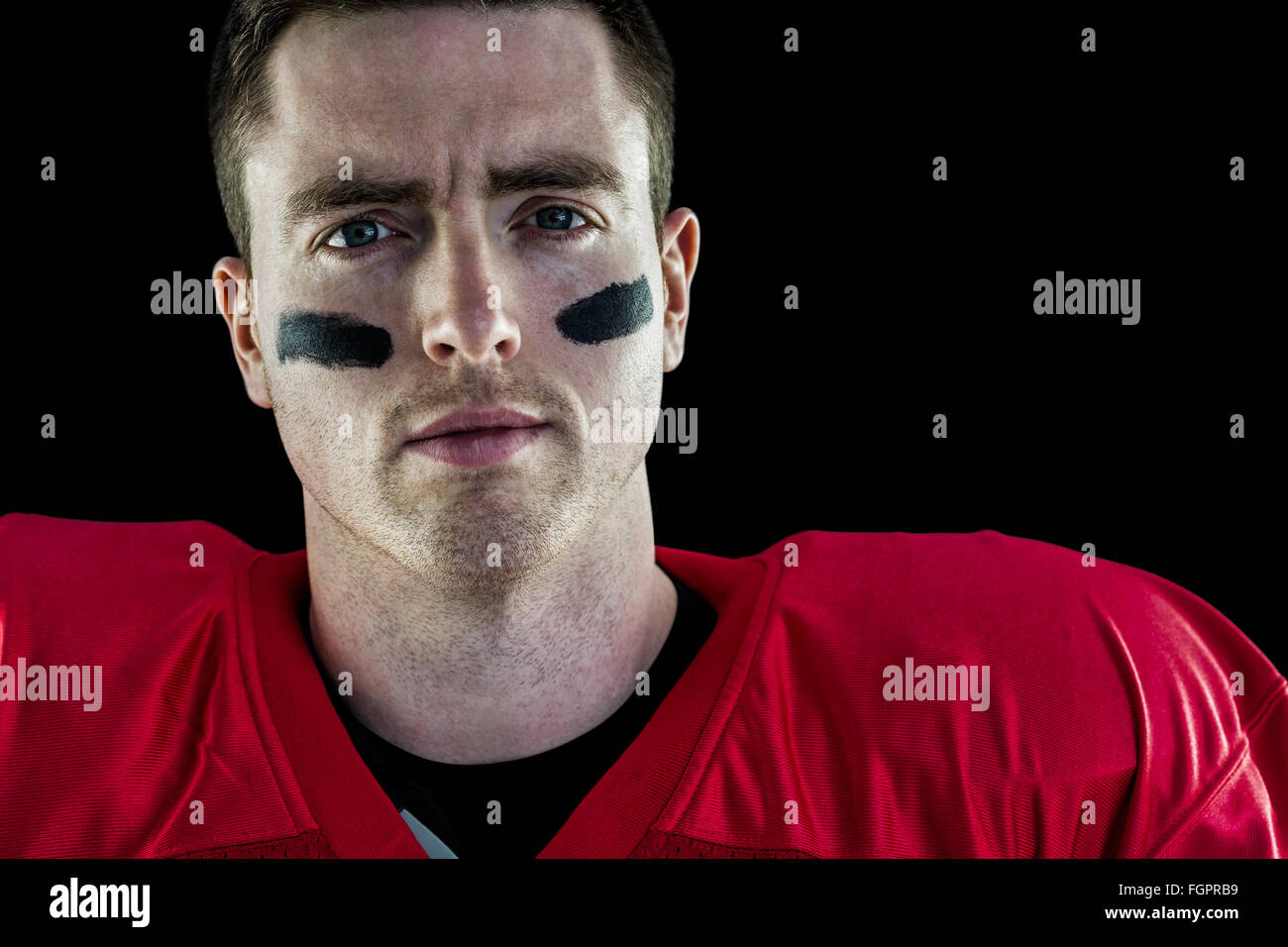 Happy football player face hi-res stock photography and images - Alamy