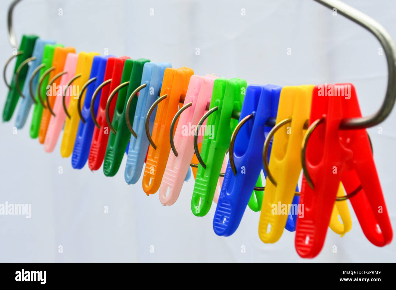 Laundry sun washing clothespins hi-res stock photography and images - Alamy
