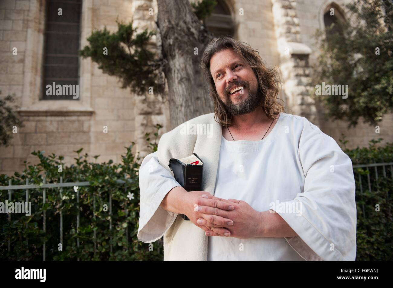 The Jesus Guy - man who believes himself to be Jesus Christ Stock Photo ...