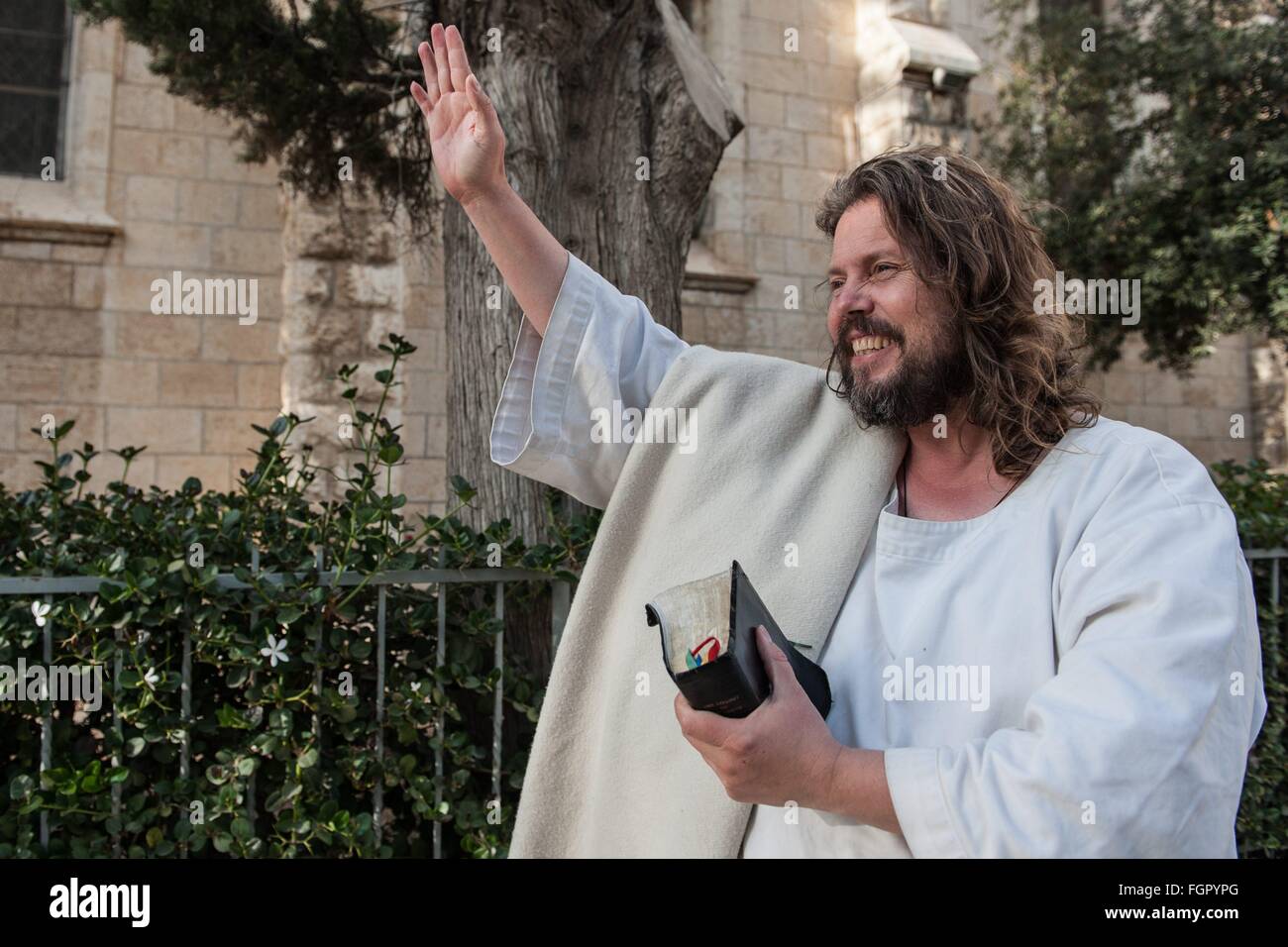 The Jesus Guy - man who believes himself to be Jesus Christ Stock Photo ...