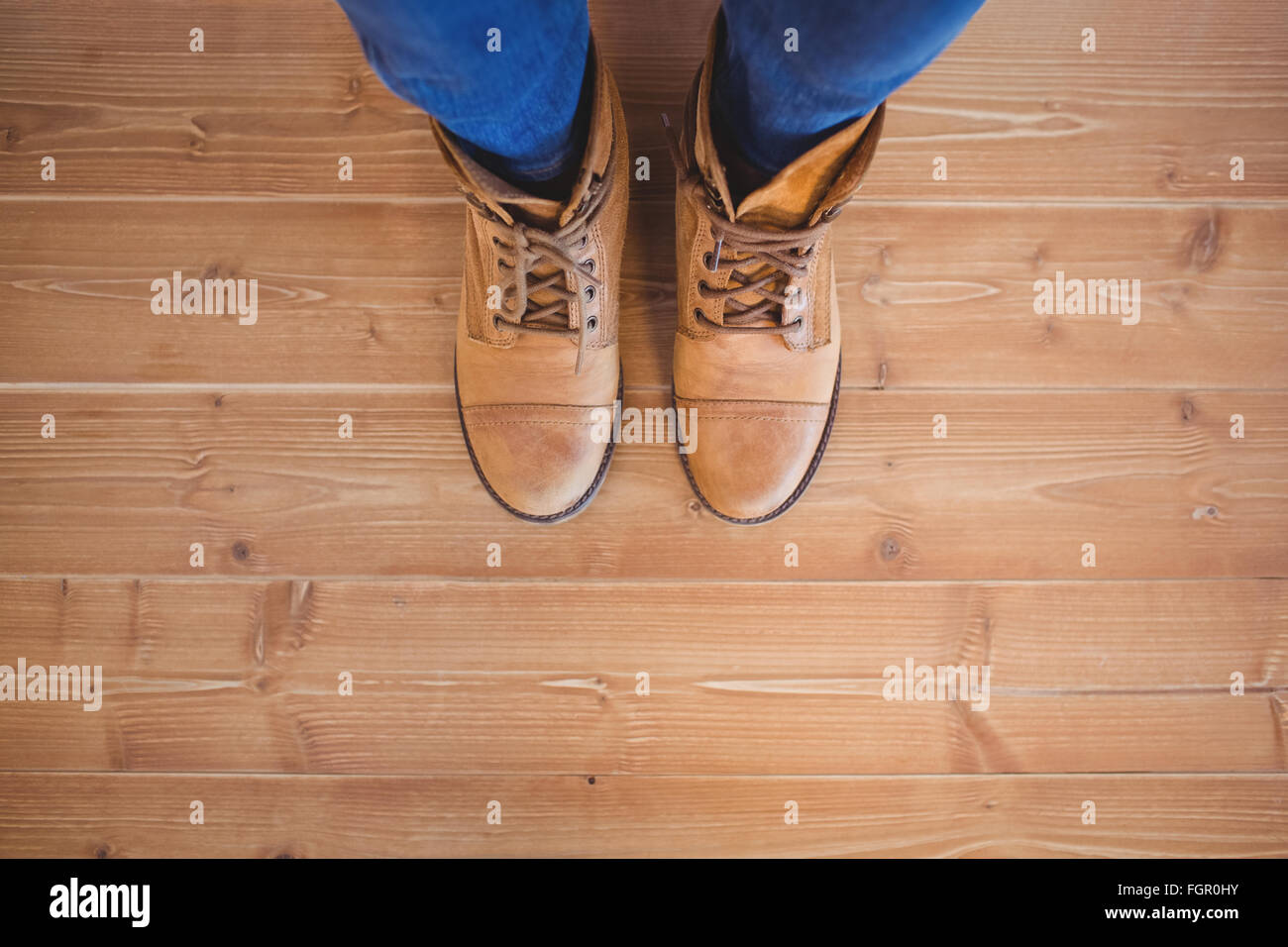 High angle view of woman wearing boots Stock Photo - Alamy