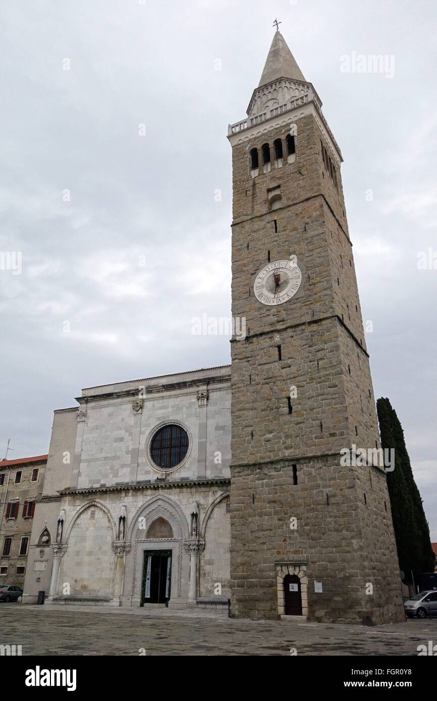 Slovenia - Koper - St. Nazarius Cathedral - Slovenia 2016 Stock Photo ...
